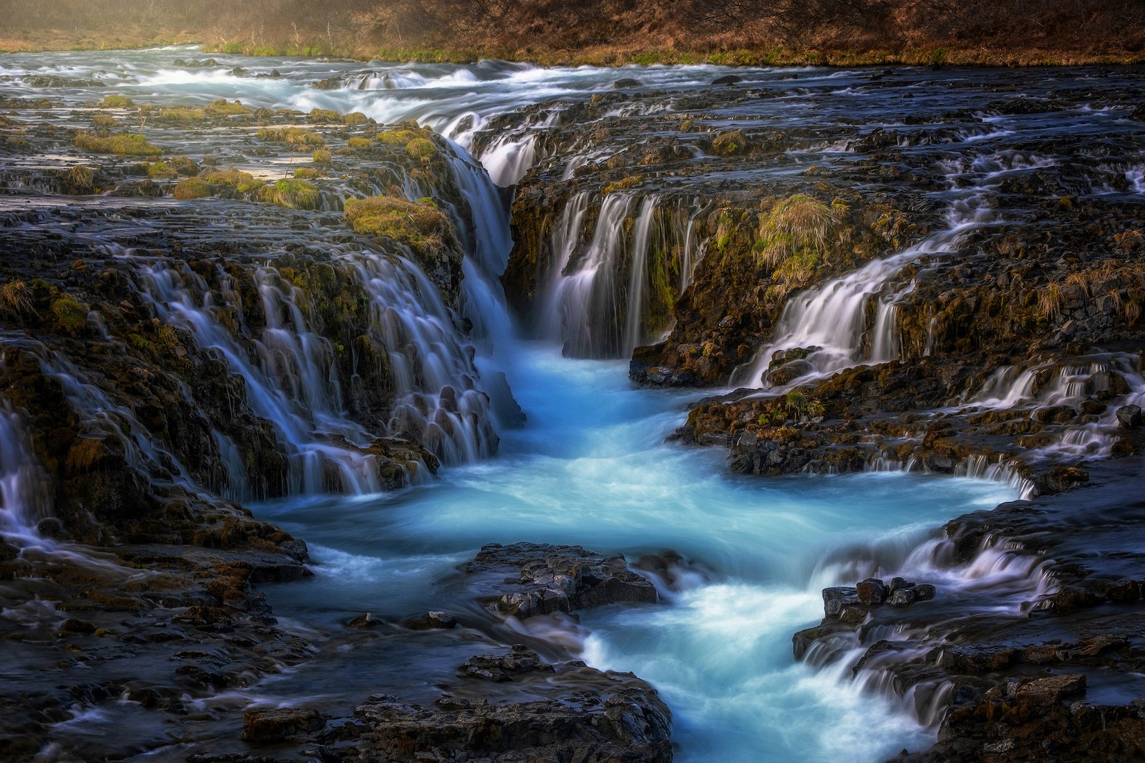 Bruarfoss Waterfall, Iceland