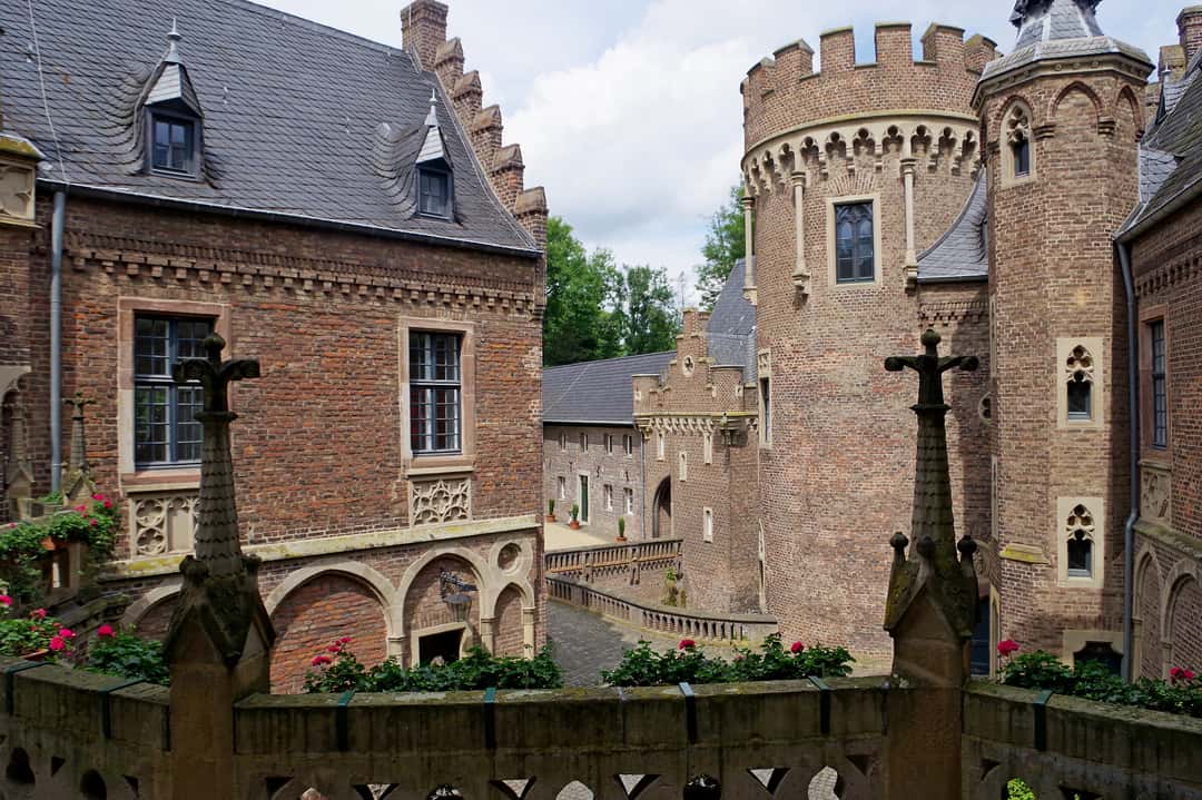 Courtyard of Schloss Paffendorf, Germany