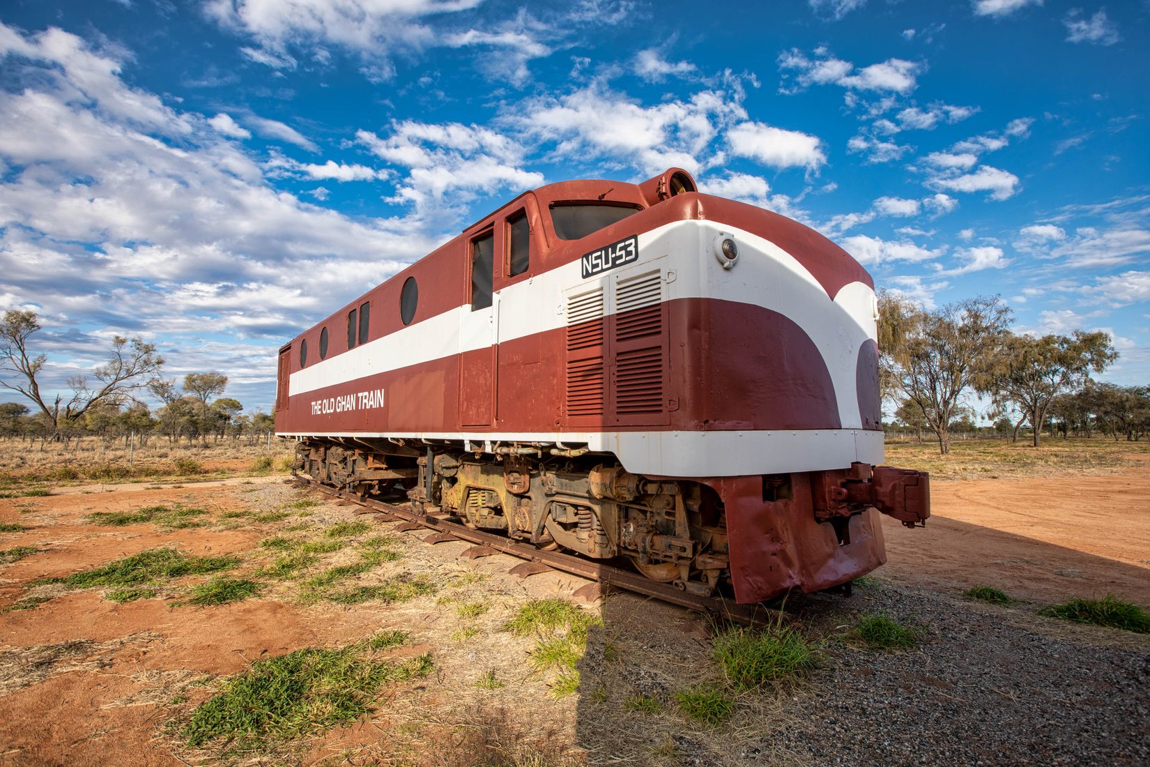 The old Ghan Locomotive, Kilgariff, Northern Territory, Australia