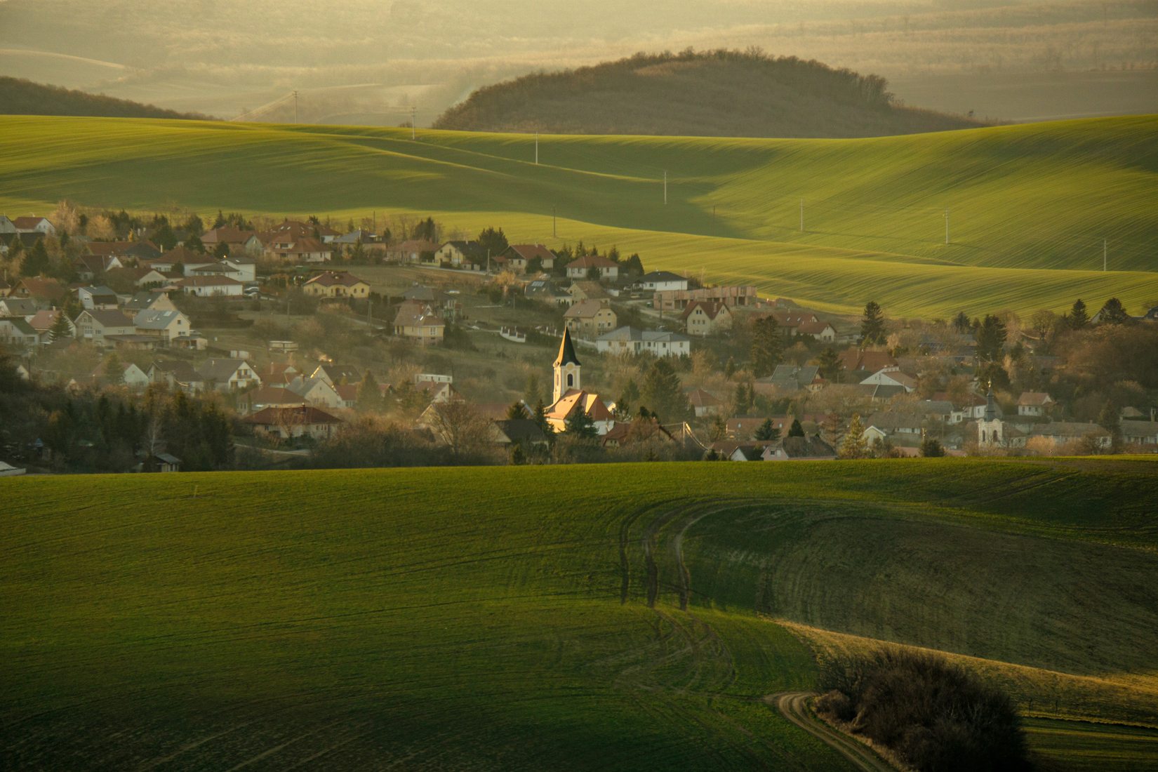 Gentle hills, Hungary