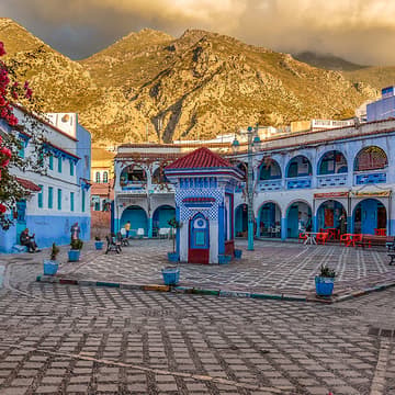 Chefchaouen from the Spanish mosque, Morocco