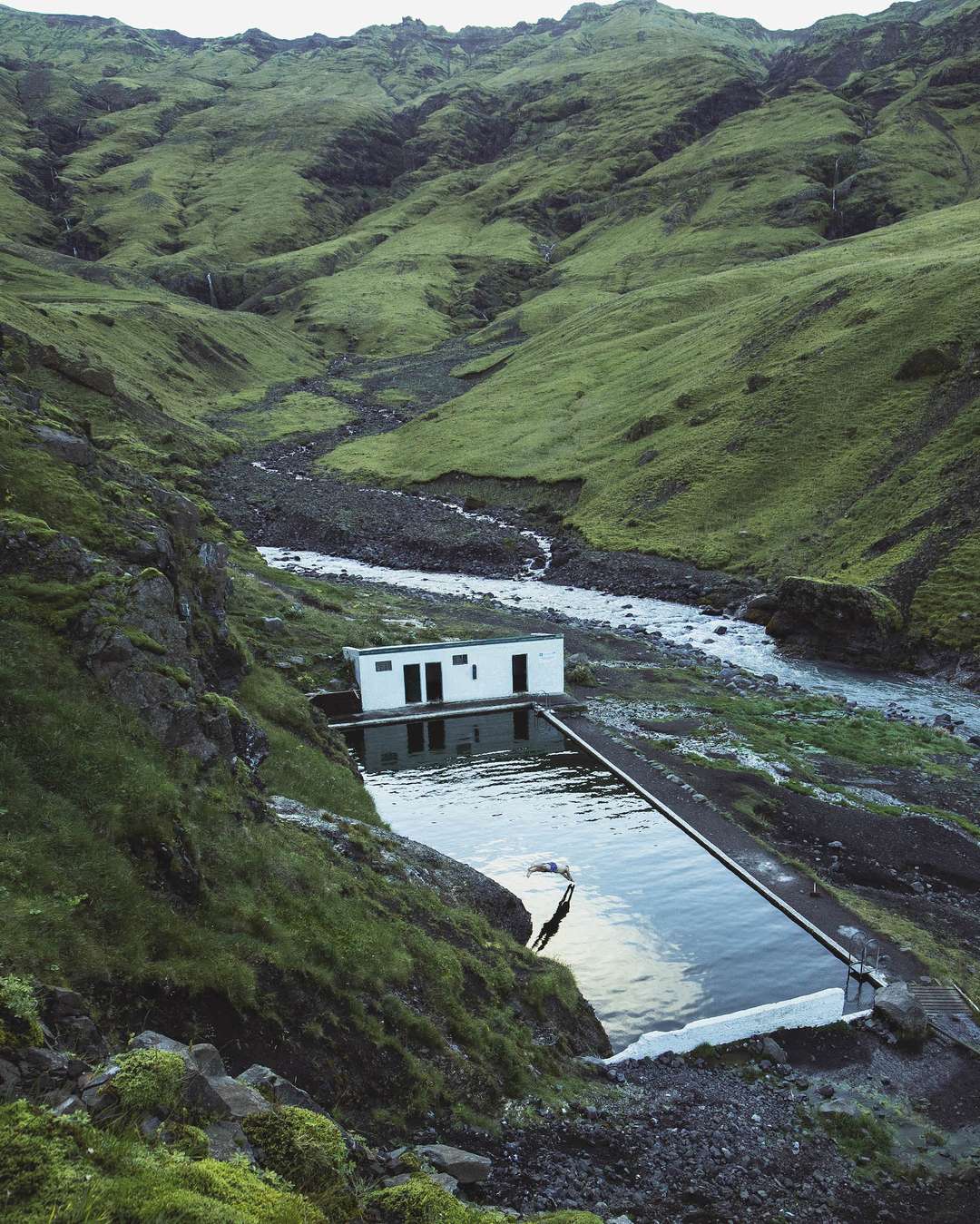 Seljavallalaug Swimming Pool, Iceland, Iceland