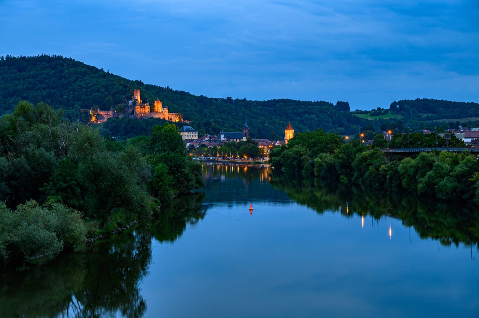 Wertheim from Spessartbrücke, Germany
