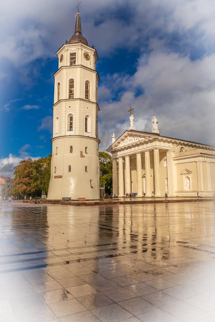 Cathedral Square, Vilnius, Lithuania