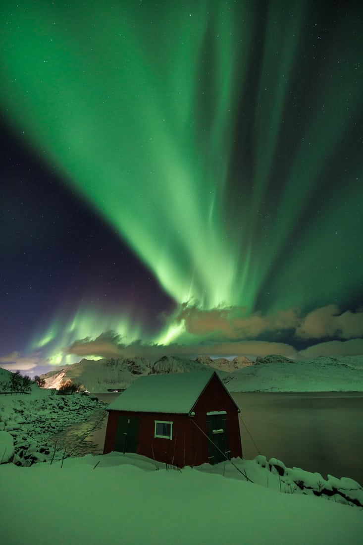 Red cabin, Norway