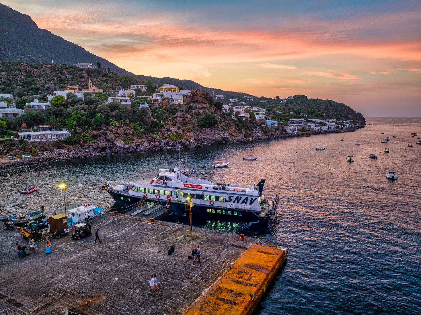 Hydrofoil Panarea, Aeolian Islands, Italy