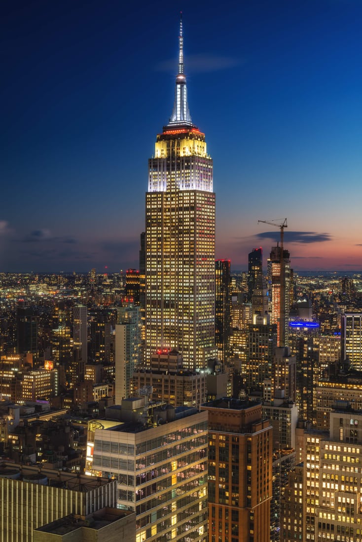 View from H&M Building, USA