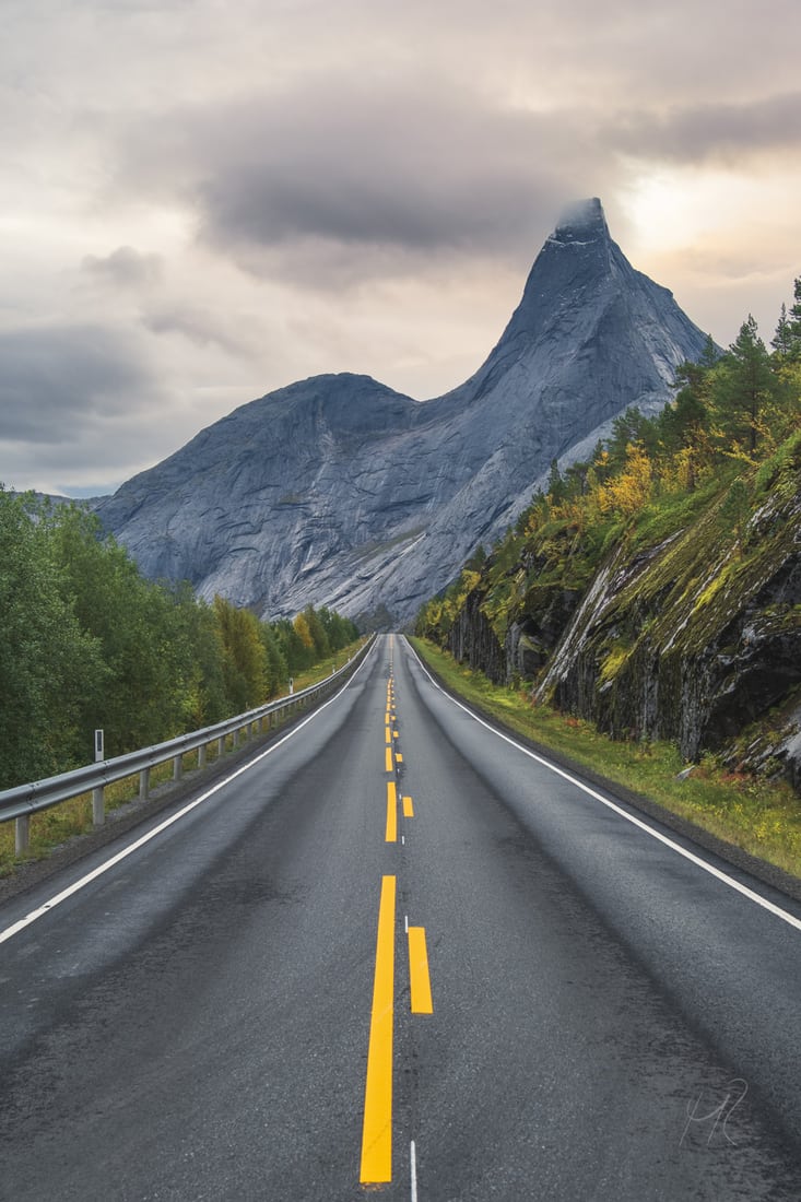 Road to Stetinden, Norway