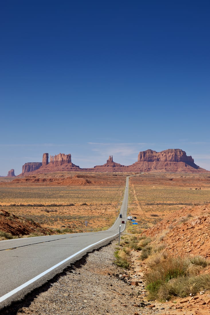 Forrest gump point, monument valley, USA