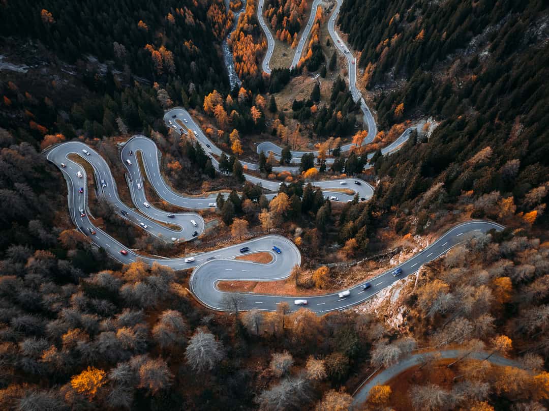Maloja Pass (Drone), Switzerland