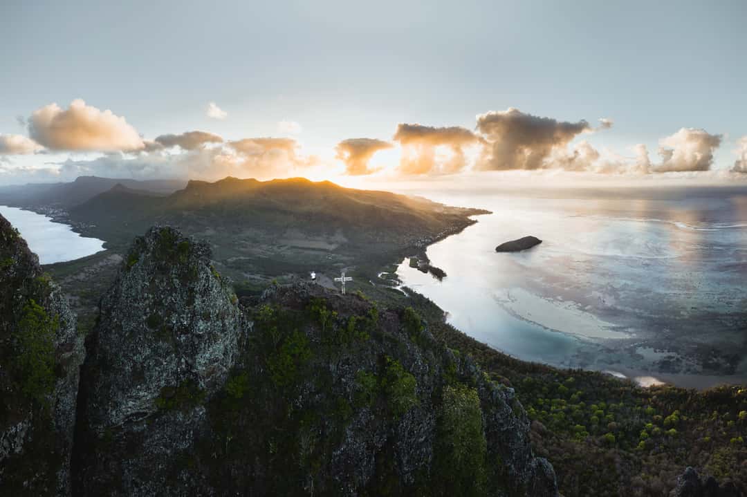 Summit cross, Le Morne Brabant, Mauritius
