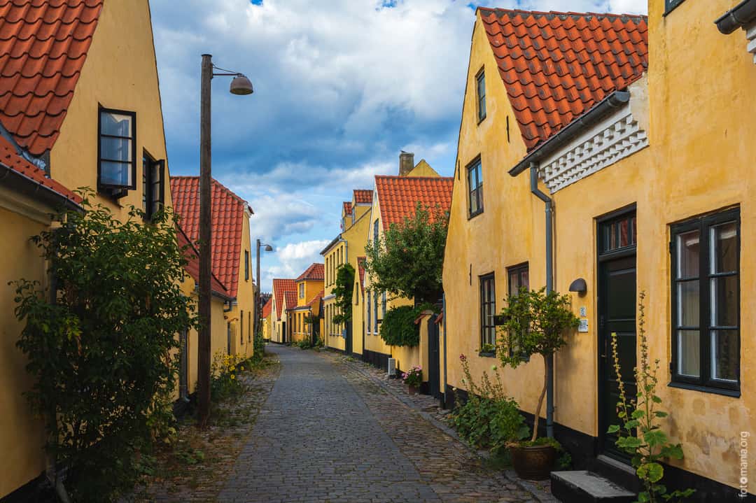 Street in Dragør, Denmark