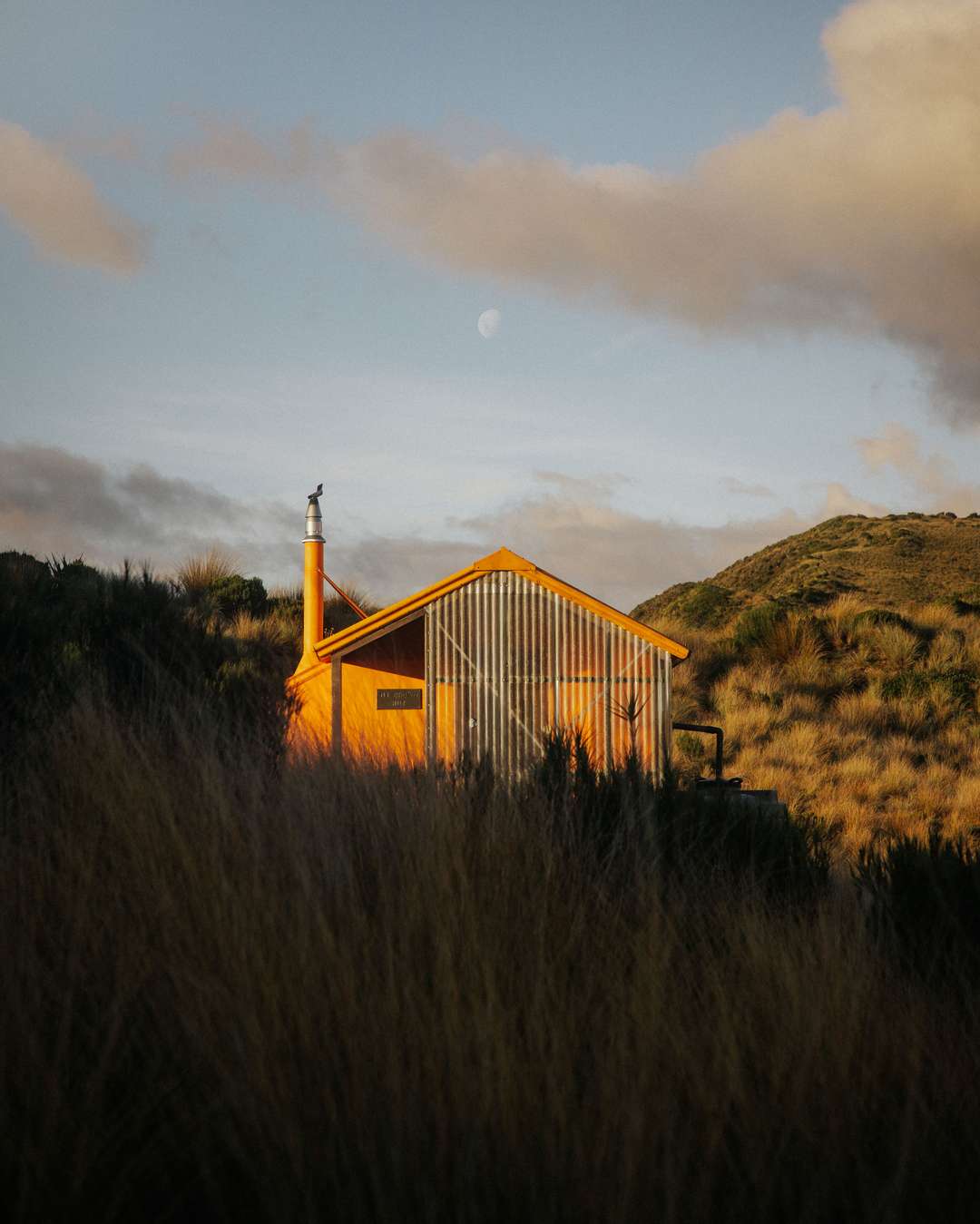 Mount Brown Hut, Lake Kaniere, New Zealand