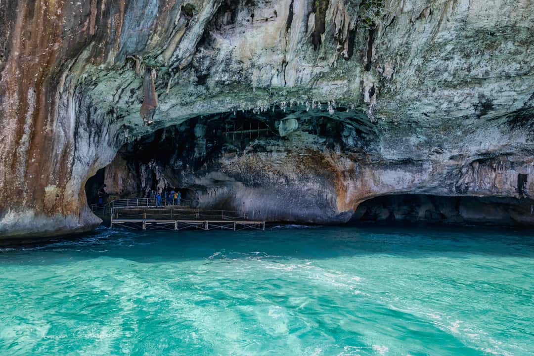 Landing area Grotta del Bue Marino, Sardinia, Italy
