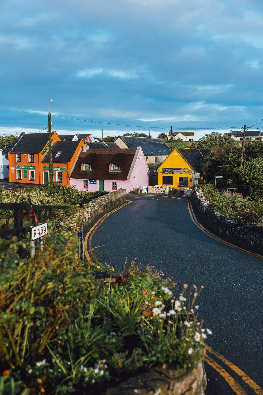 Colorful houses of Doolin, Ireland, Ireland