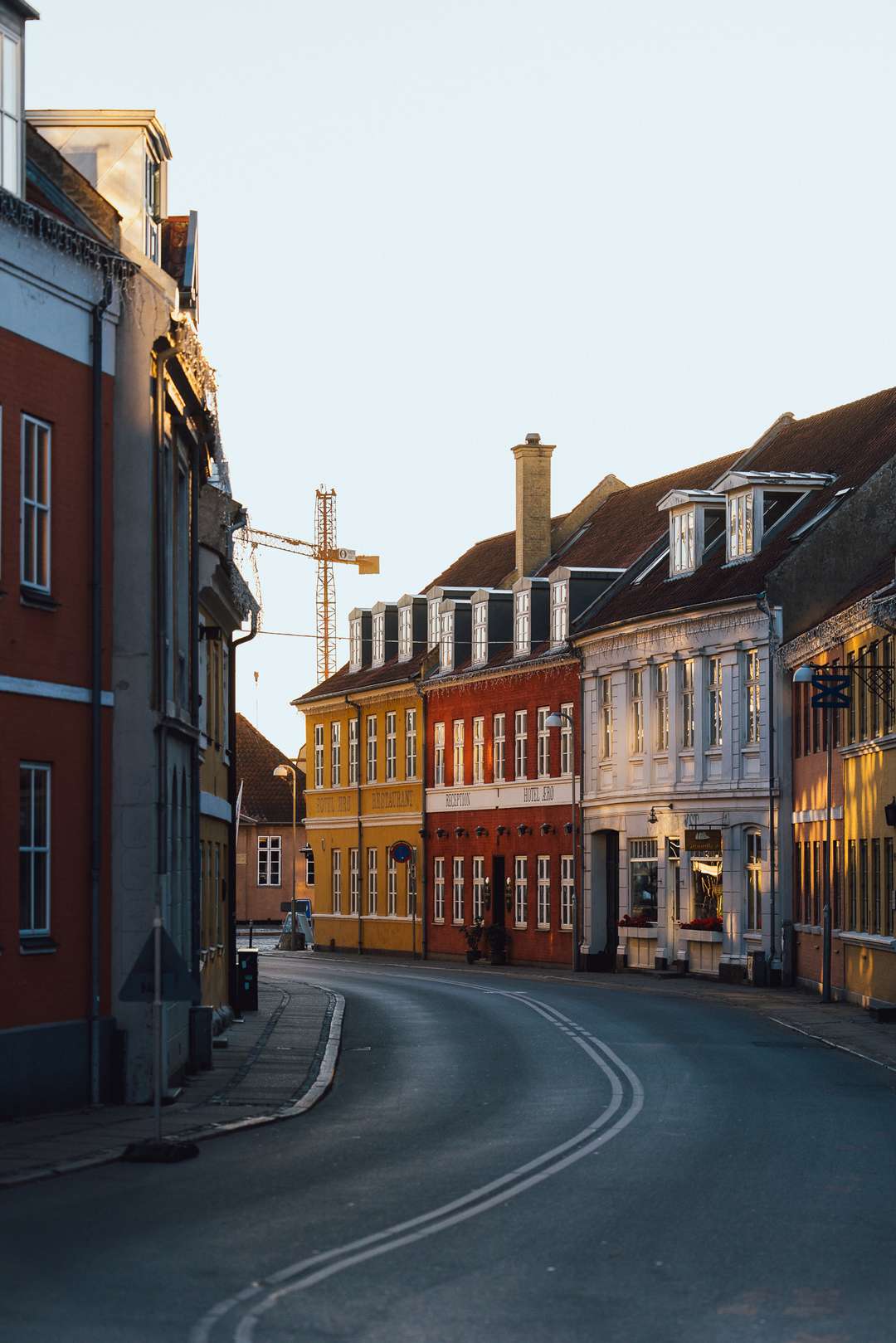 Svendborg city street, Denmark, Denmark