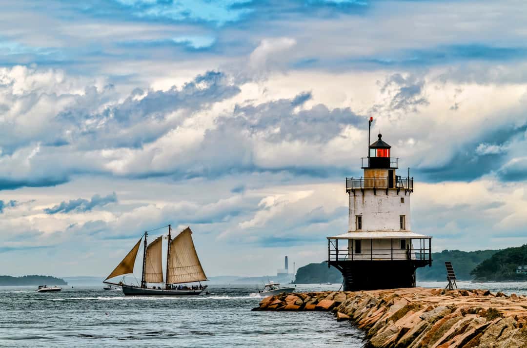 Spring Point Ledge Lighthouse, USA