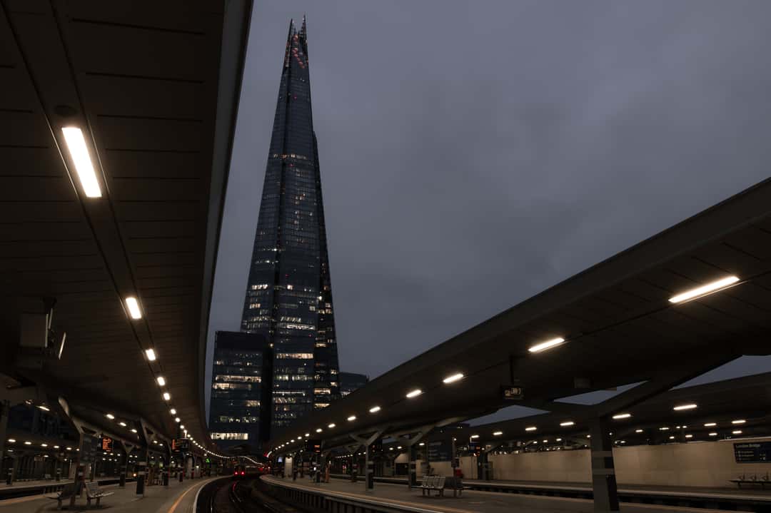 The Shard from London Bridge Station, United Kingdom