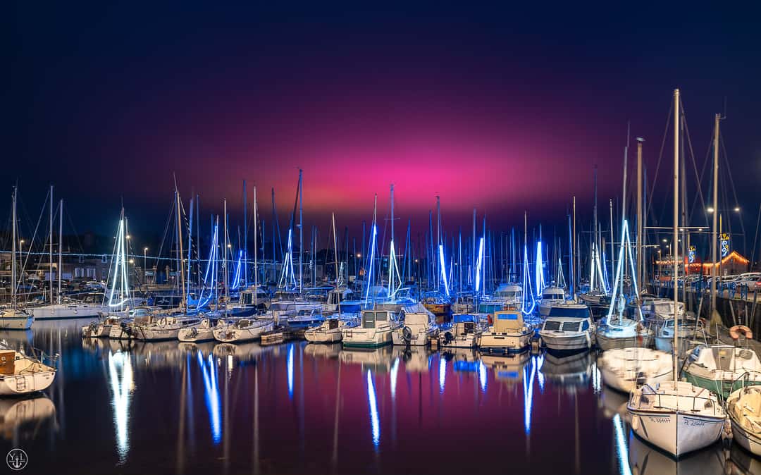 Paimpol harbor, France